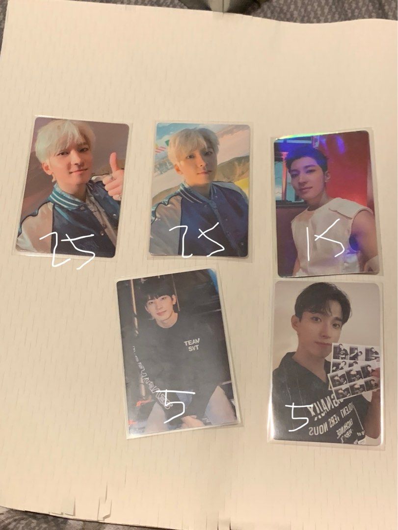 Seventeen photocards, Hobbies & Toys, Collectibles & Memorabilia, K ...