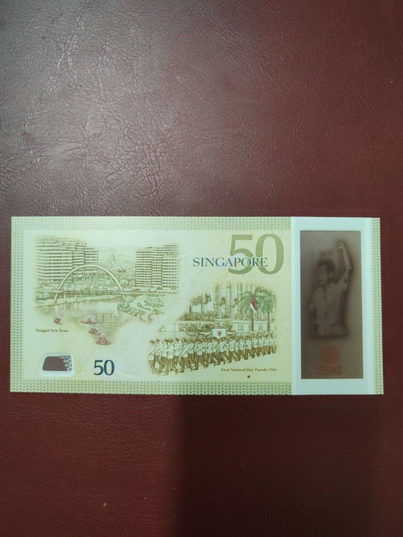 SG50 single note commemorative 50 dollars, Hobbies & Toys, Collectibles ...