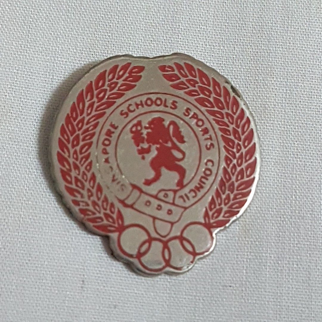 新加坡學校體育理事會胸章 Singapore Schools Sports Council Badge, Hobbies & Toys ...