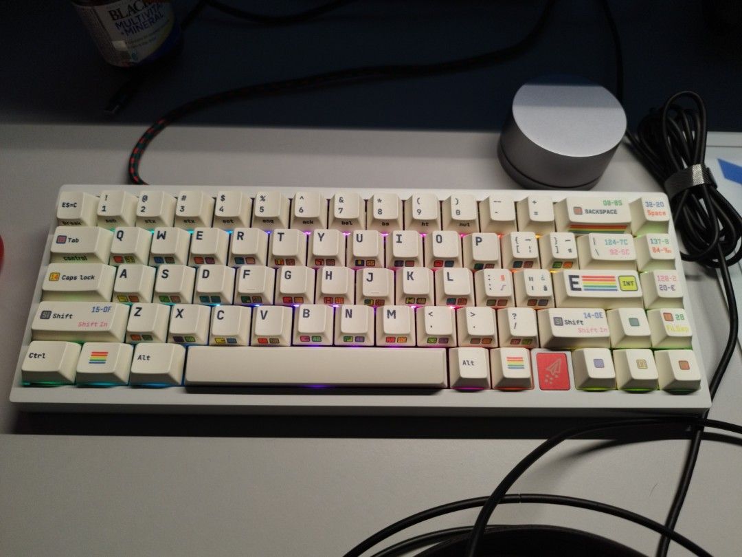 Skydigital X VKGB MG65 E-White Hall Effect Keyboard, Computers & Tech ...