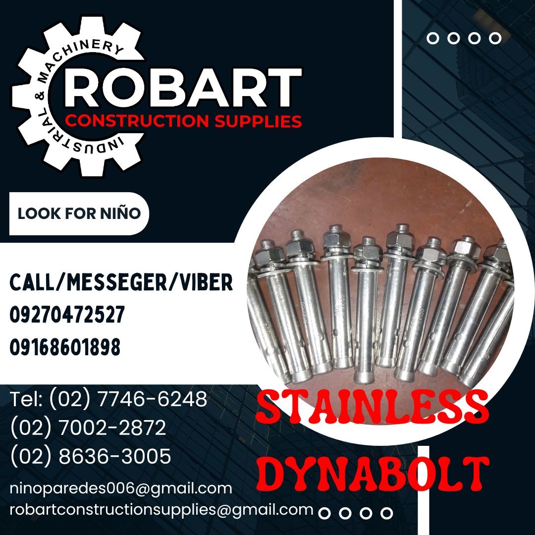 STAINLESS DYNABOLT, Commercial & Industrial, Construction Tools ...