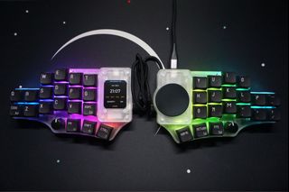 2524) PERIXX PERIBOARD-317 WIRED BACKLIT USB KEYBOARD, BIG PRINT LETTER ...