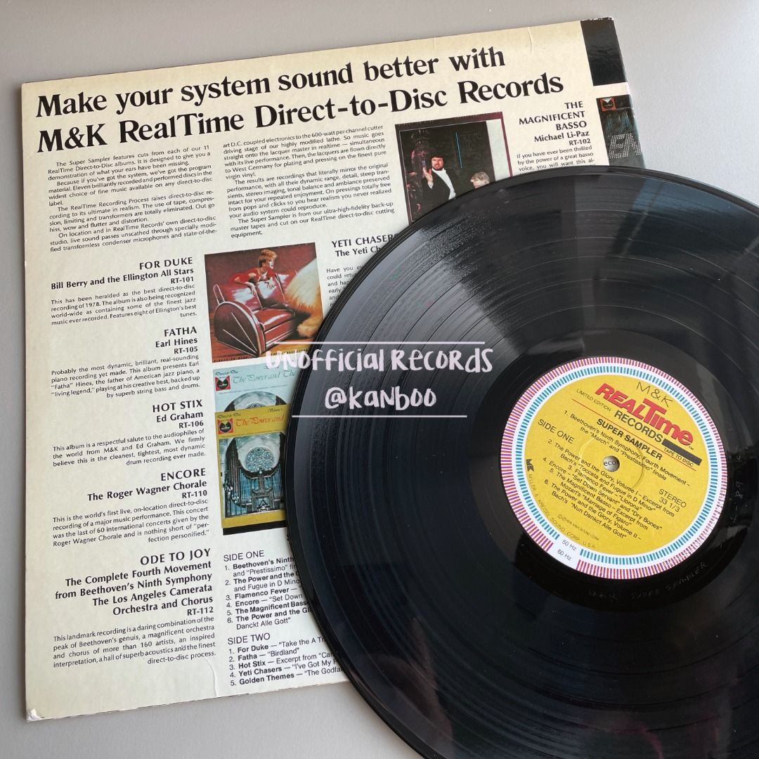 《Super Sampler》 M&K RealTime Records 【Limited Edition】 1978 - US - LP 黑 ...