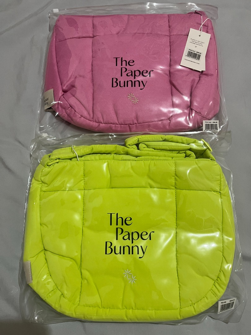 The Paper Bunny Puffer Swing, Women's Fashion, Bags & Wallets, Tote ...