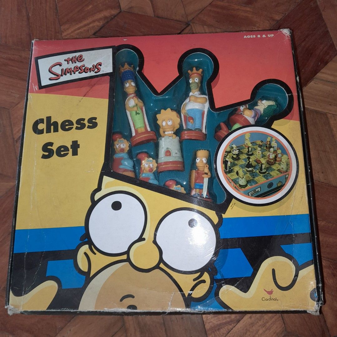 The Simpsons Chess set, Hobbies & Toys, Toys & Games on Carousell
