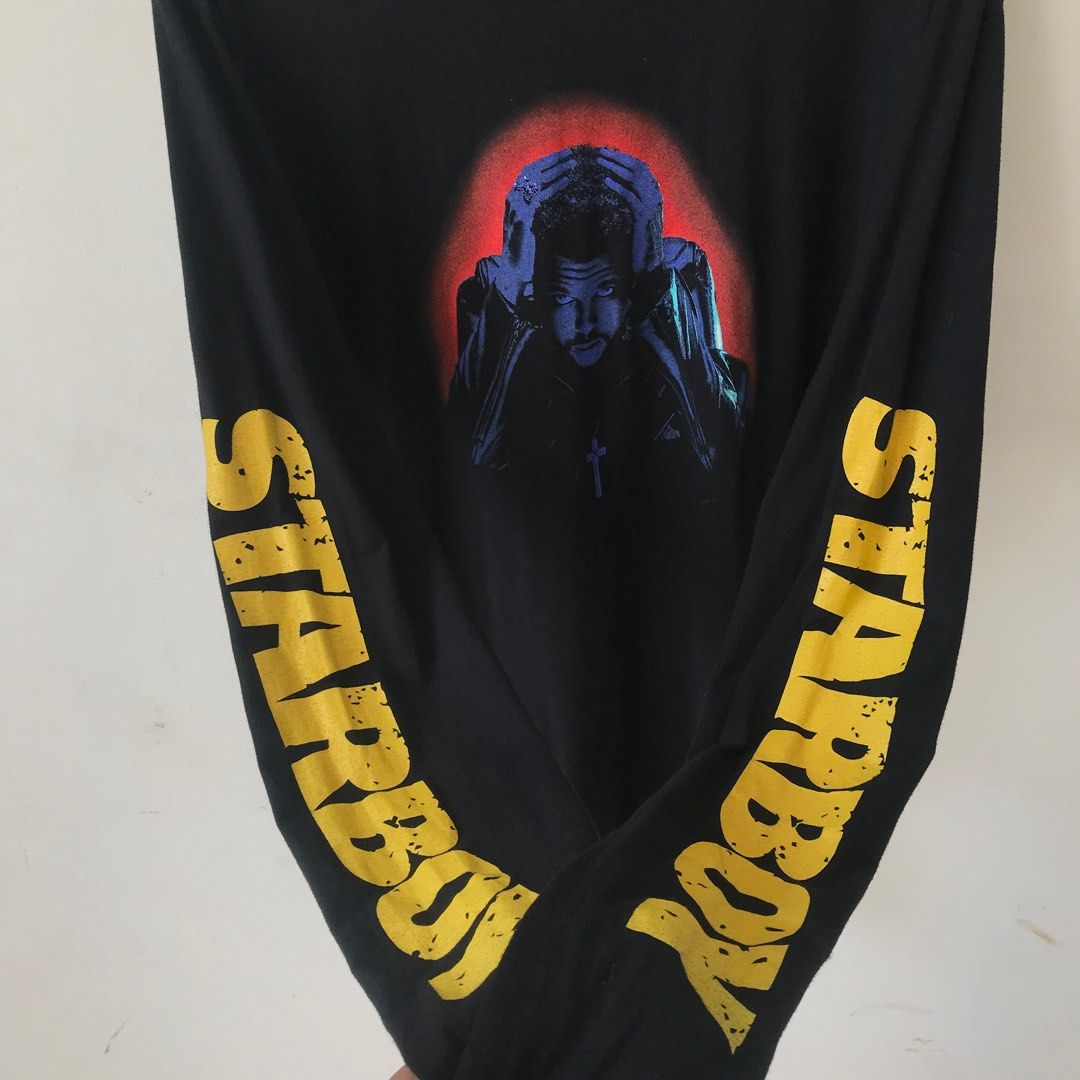 The weeknd star boy, Fesyen Pria, Pakaian , Atasan di Carousell