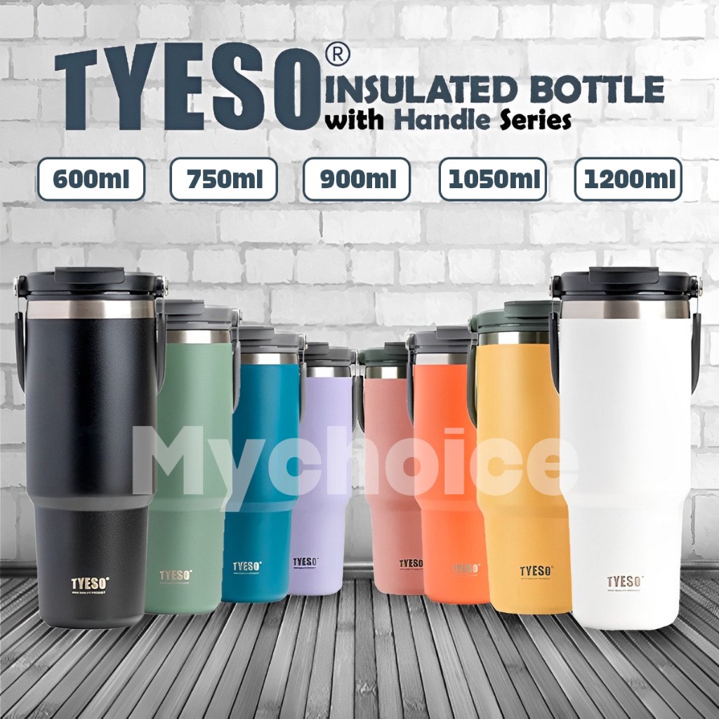 Tyeso Tumbler With Handle 600/750/900/1050/1200ml 304 Stainless Steel ...