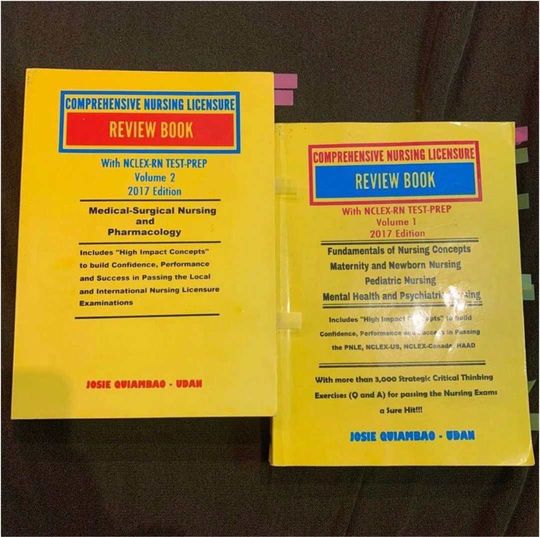 UDAN Comprehensive Nursing Licensure Review Book, Hobbies & Toys, Books ...