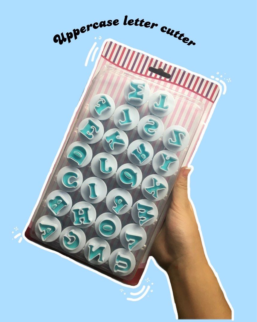 UpperCase Letter Cutter, Hobbies & Toys, Stationary & Craft, Handmade ...