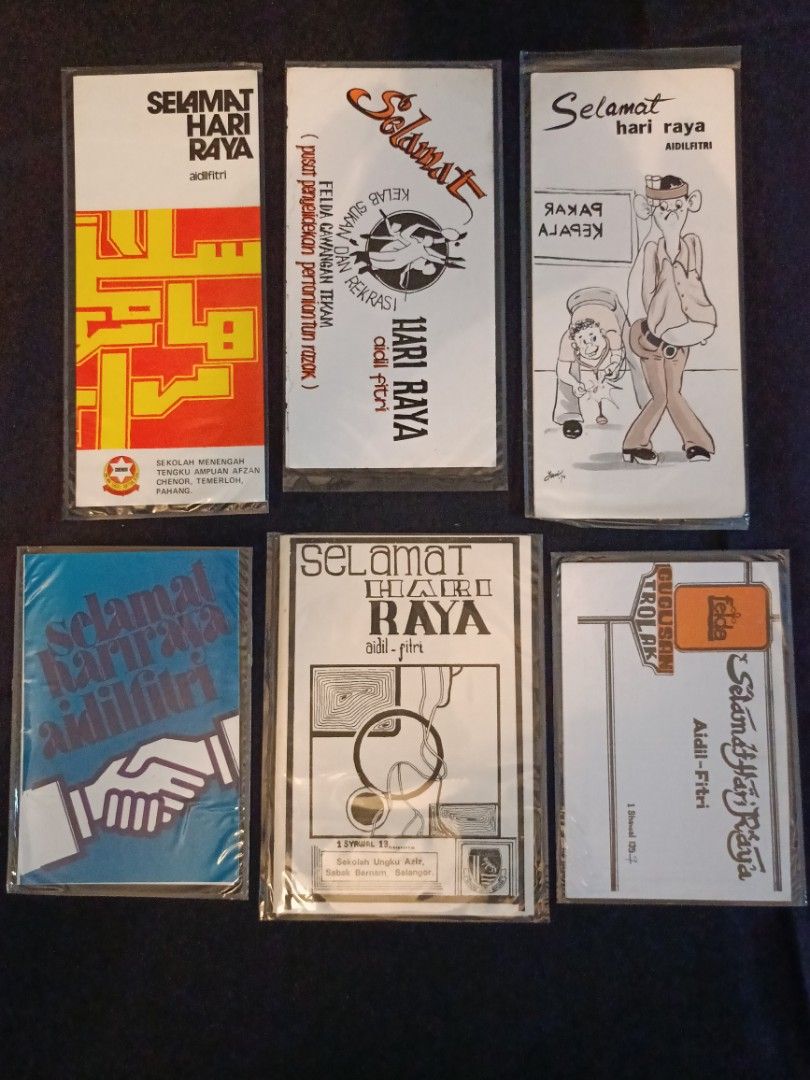 Vintage Kad Raya 1970-90s, Hobbies & Toys, Collectibles & Memorabilia ...