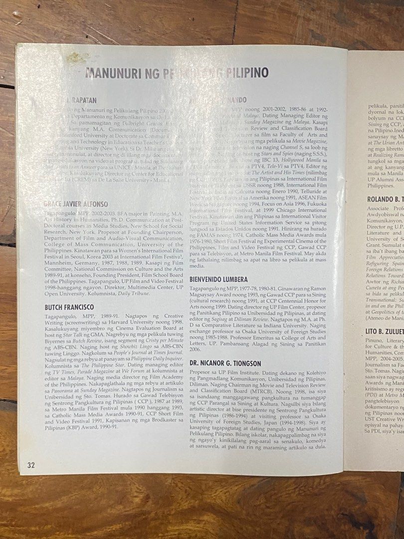 Vintage Magazine Tagalog Filipino Gawad Urian 29 Manunuri ng Pelikulang ...