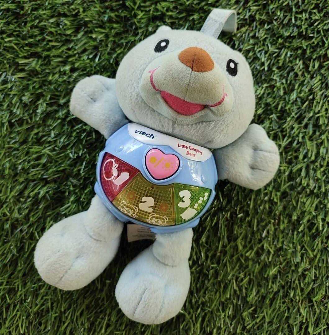 Vtech Little Singing Bear Blue With Lights, Hobbies & Toys, Toys ...