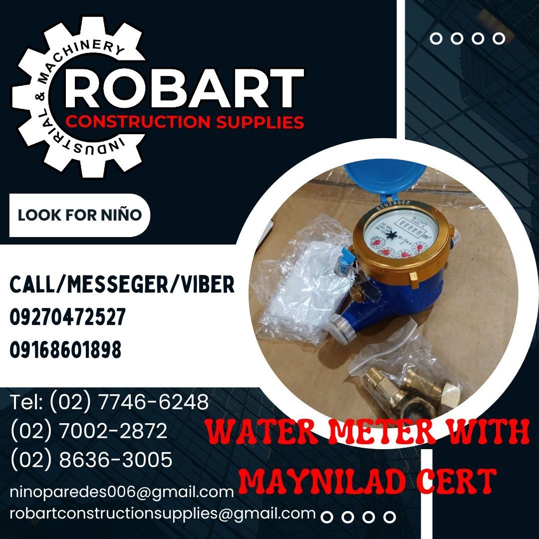 WATER METER WITH MAYNILAD CERTIFICATE, Commercial & Industrial ...