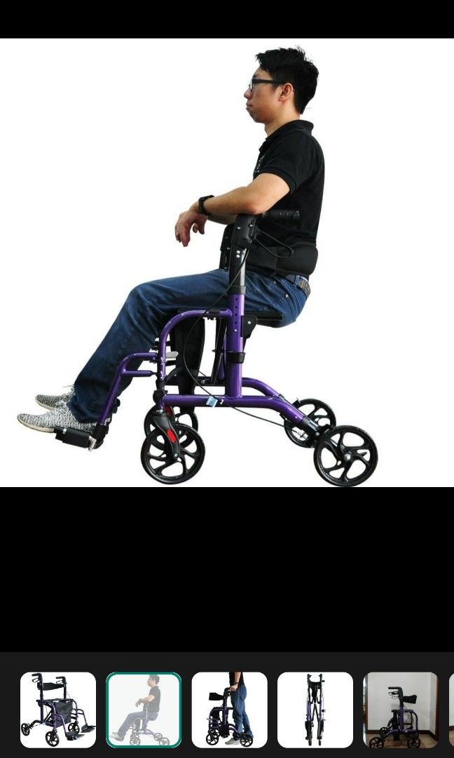 Wheelchair n walker ( 2 in 1 ), Health & Nutrition, Medical Supplies ...