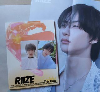 Wts riize anton get a guitar rise realise ver photocard set, Hobbies ...