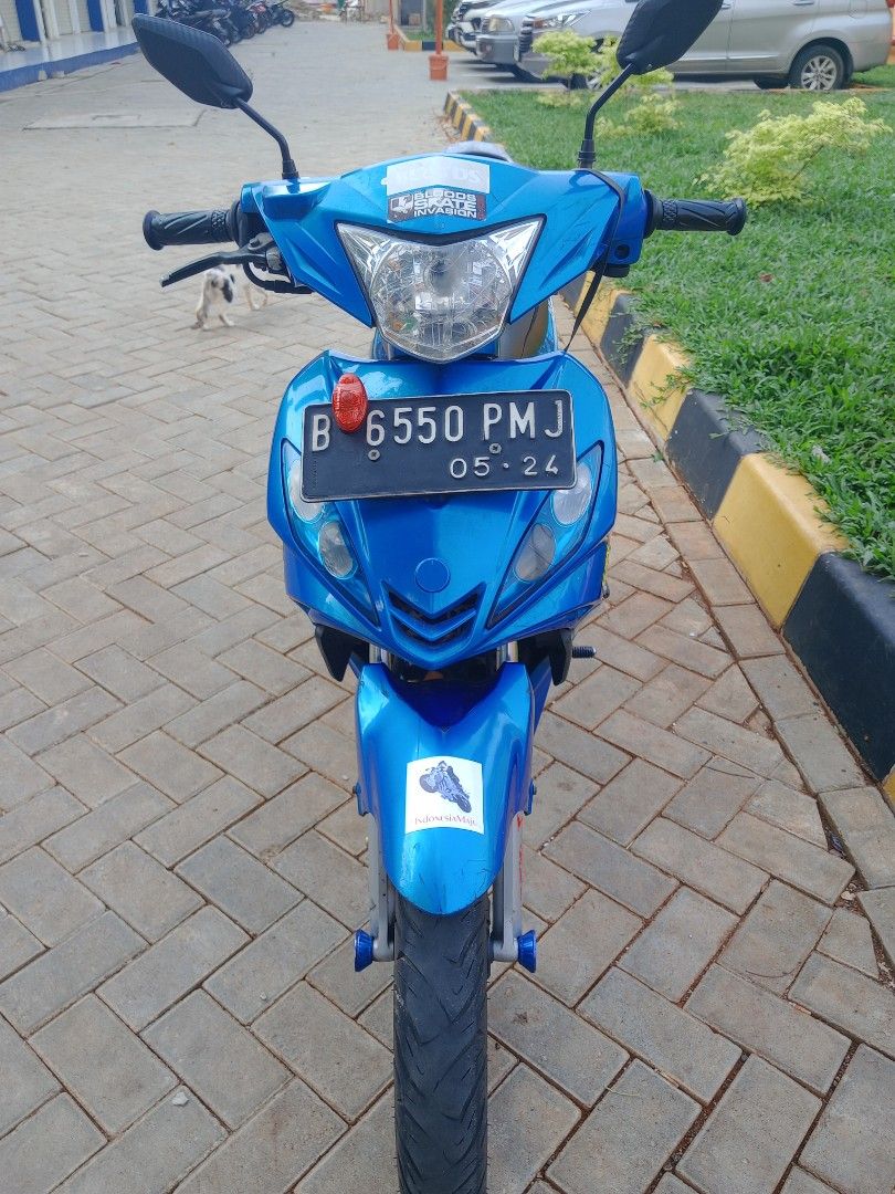 Yamaha Yupiter MX tahun 2009 Biru, Motor di Carousell