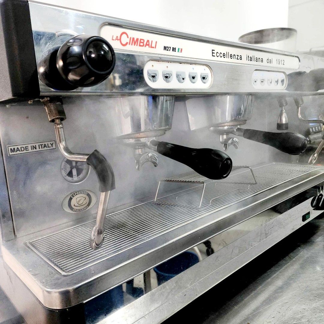 2 GROUPS ESPRESSO - LA CIMBALI M27 RE W/ OBITO MITO SEMI AUTOMATIC ...