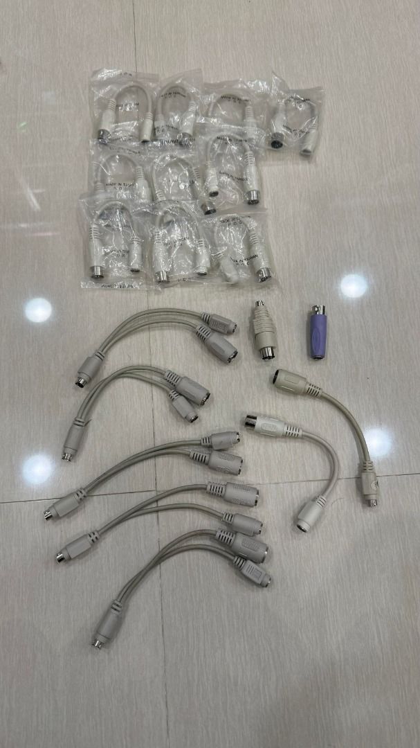 全新 AT轉PS2轉接頭 AT AT大頭 老鍵盤救星 老鍵盤 老滑鼠 AT 轉 PS2 老設備救星 全新品 一條100, 電腦及科技產品 ...