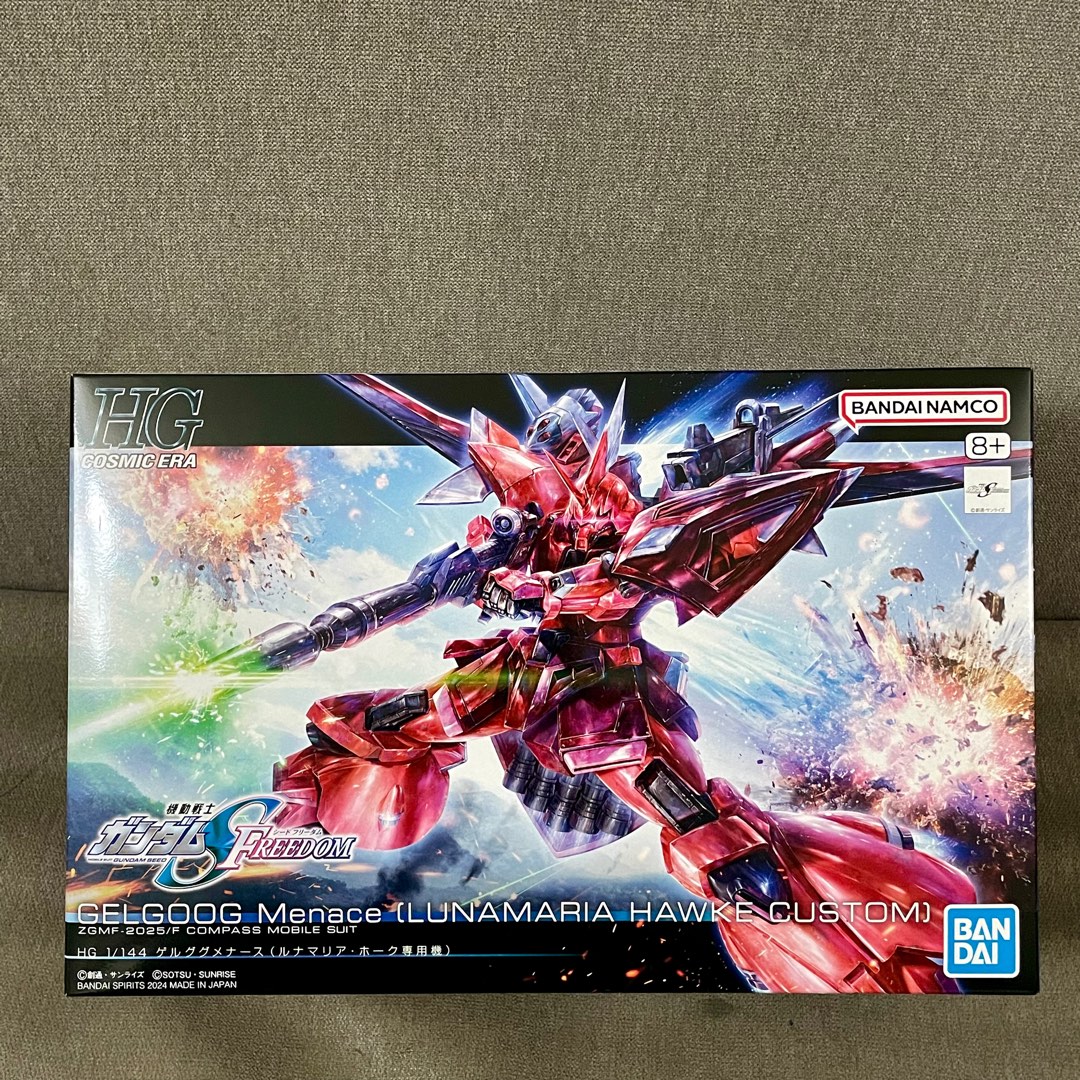 全新 Bandai HG HGCE 1/144 Gelgoog Menace (Lunamaria Hawke Custom) 格魯古古 明拏斯 露娜 瑪莉亞 Gundam Seed ...