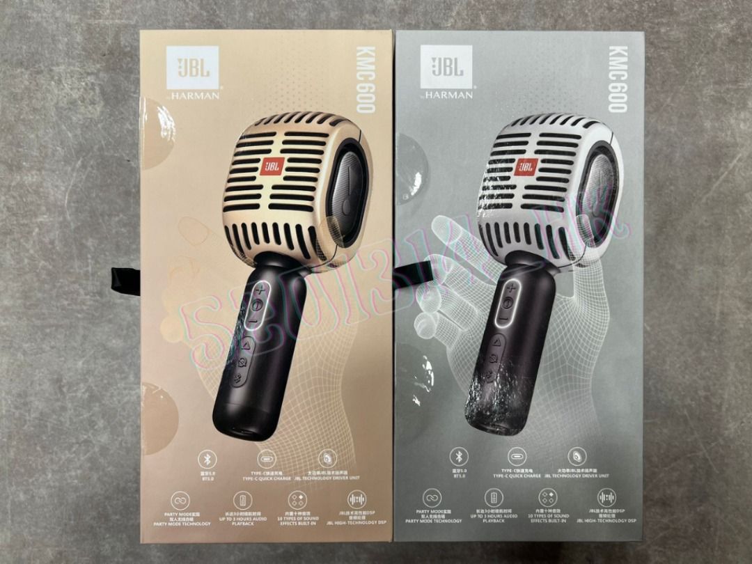 【全新正貨 門市現貨】JBL 藍牙無線便攜式智能話筒麥克風 KMC600, 音響器材, 咪高風/麥克風 - Carousell