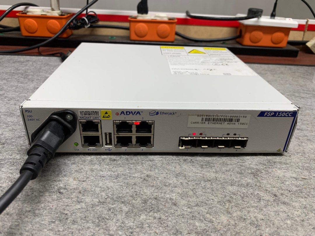 ADVA Compact Carrier Ethernet Demarcation System Model FSP 150cc ...