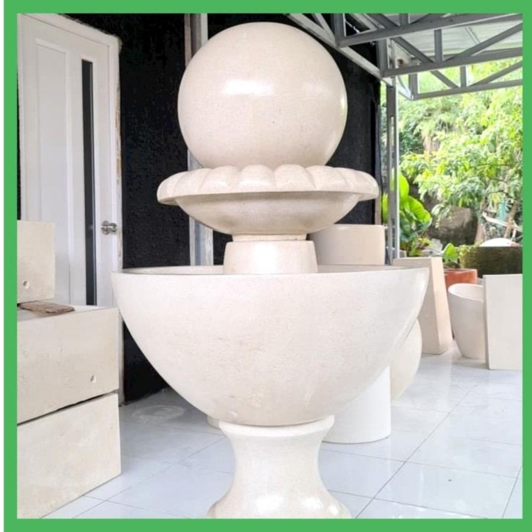 air mancur mewah glossy terrazzo marmer fountain, Perabotan Rumah di ...
