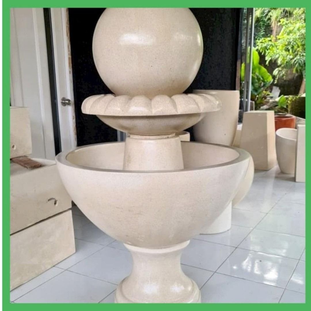 air mancur mewah glossy terrazzo marmer fountain, Perabotan Rumah di ...