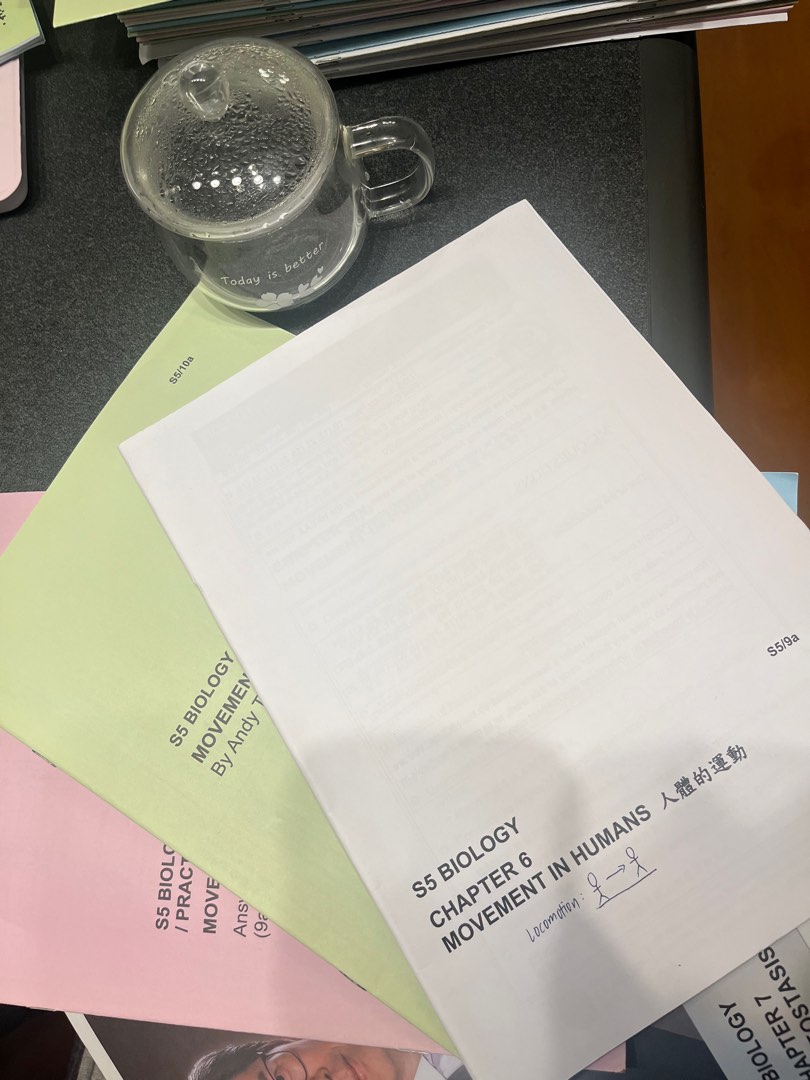 Andy Tse Biology notes S5 F5 中五生物筆記 English Chinese 中英對照, 興趣及遊戲, 書本 ...