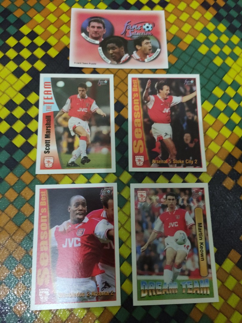 Arsenal cards, Hobbies & Toys, Collectibles & Memorabilia, Vintage ...