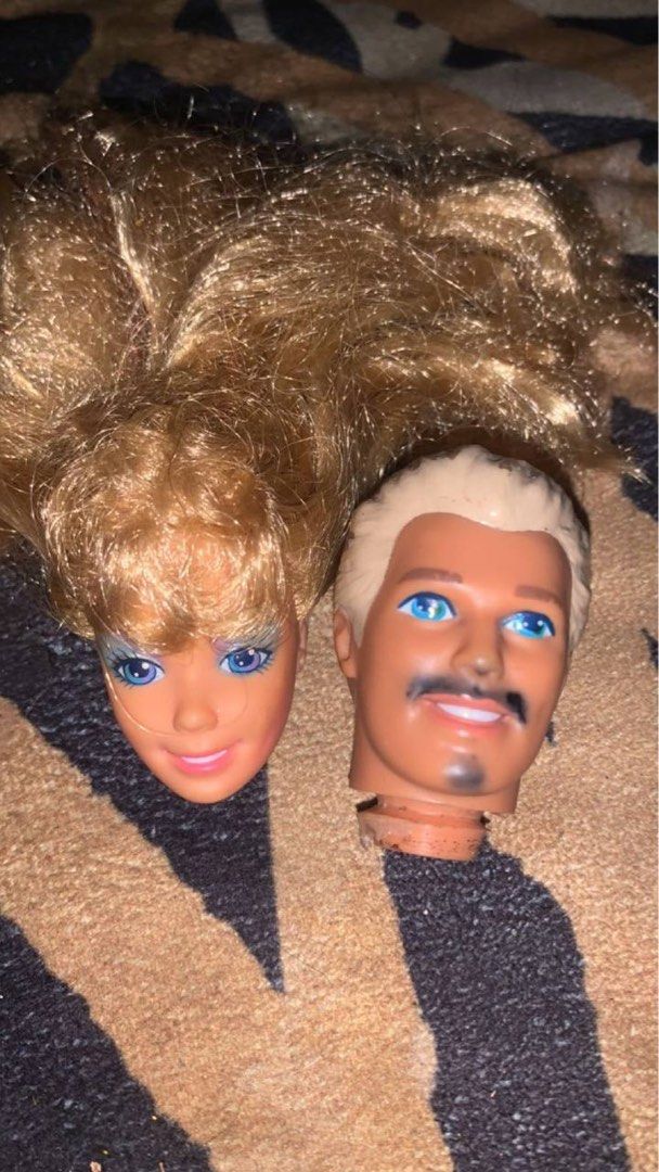 Barbie and ken head, Hobbies & Toys, Toys & Games on Carousell