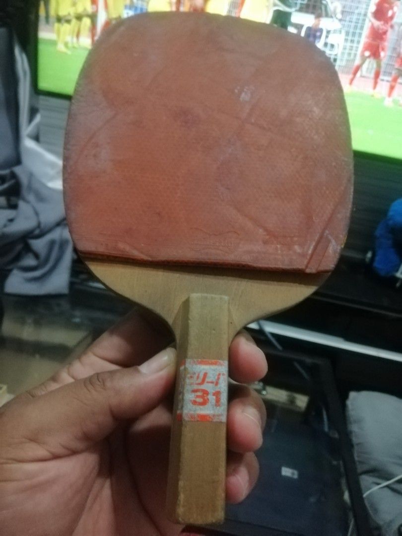 Bat ping pong BUTTERFLY BIRIBA D-13, Hobbies & Toys, Collectibles & Memorabilia, Vintage ...