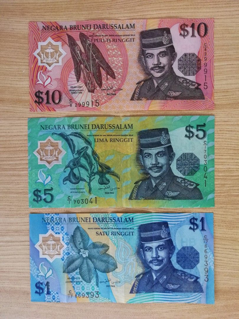 Brunei Bank notes 3pcs, Hobbies & Toys, Memorabilia & Collectibles ...