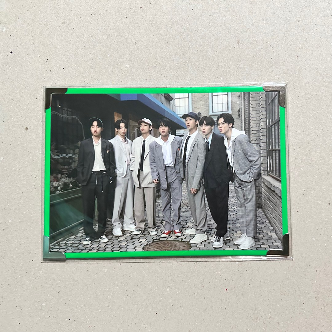 BTS Memories of 2020 POB Group Photo Stand, Hobbies & Toys, Memorabilia ...