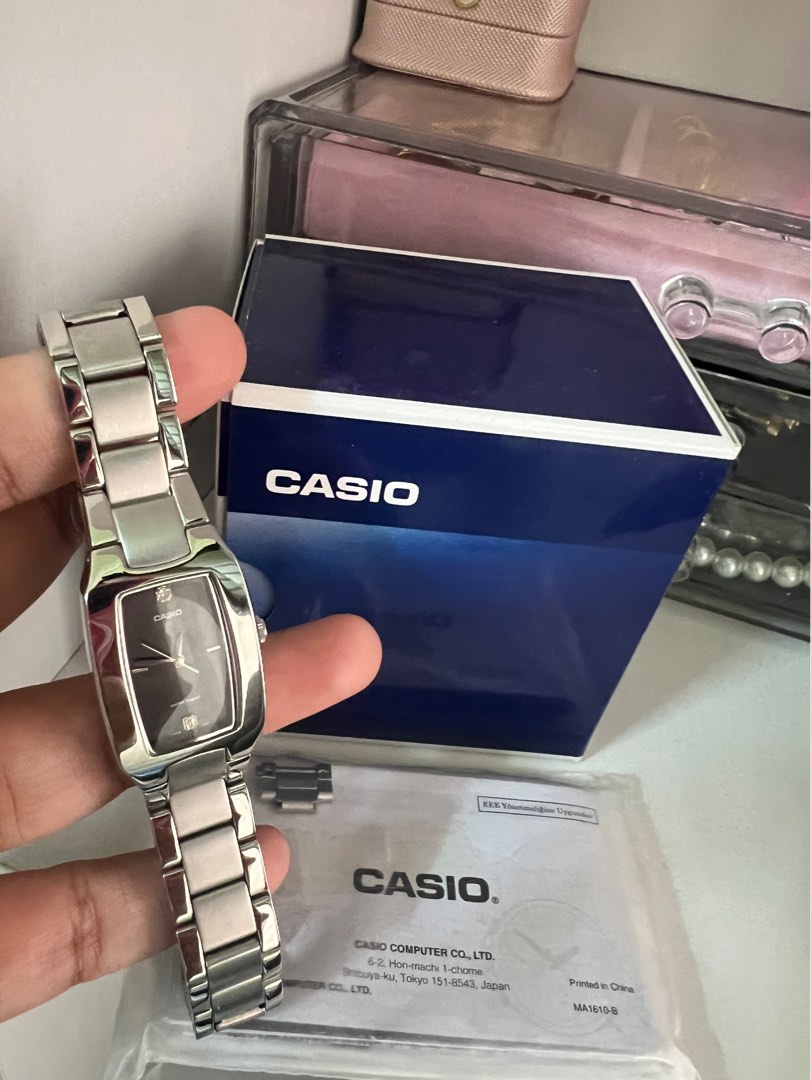 Casio vintage with diamond, Men's Fashion, Watches & Accessories ...