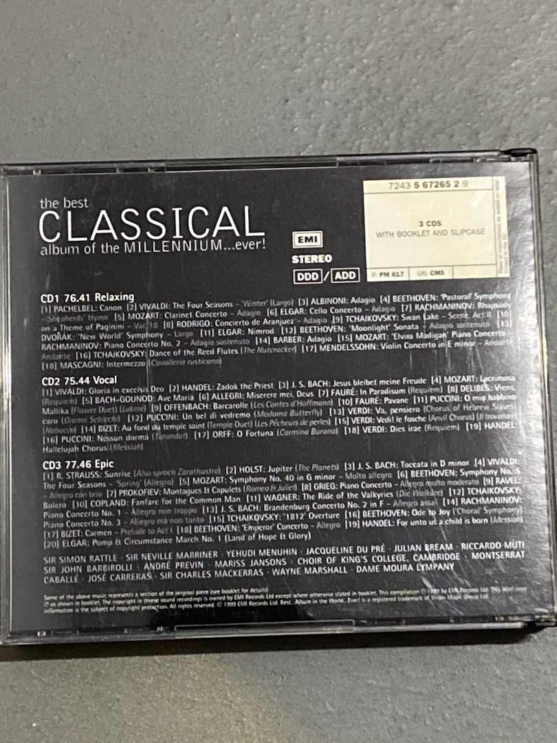 Cd Best Classical , Hobbies & Toys, Music & Media, CDs & DVDs on Carousell