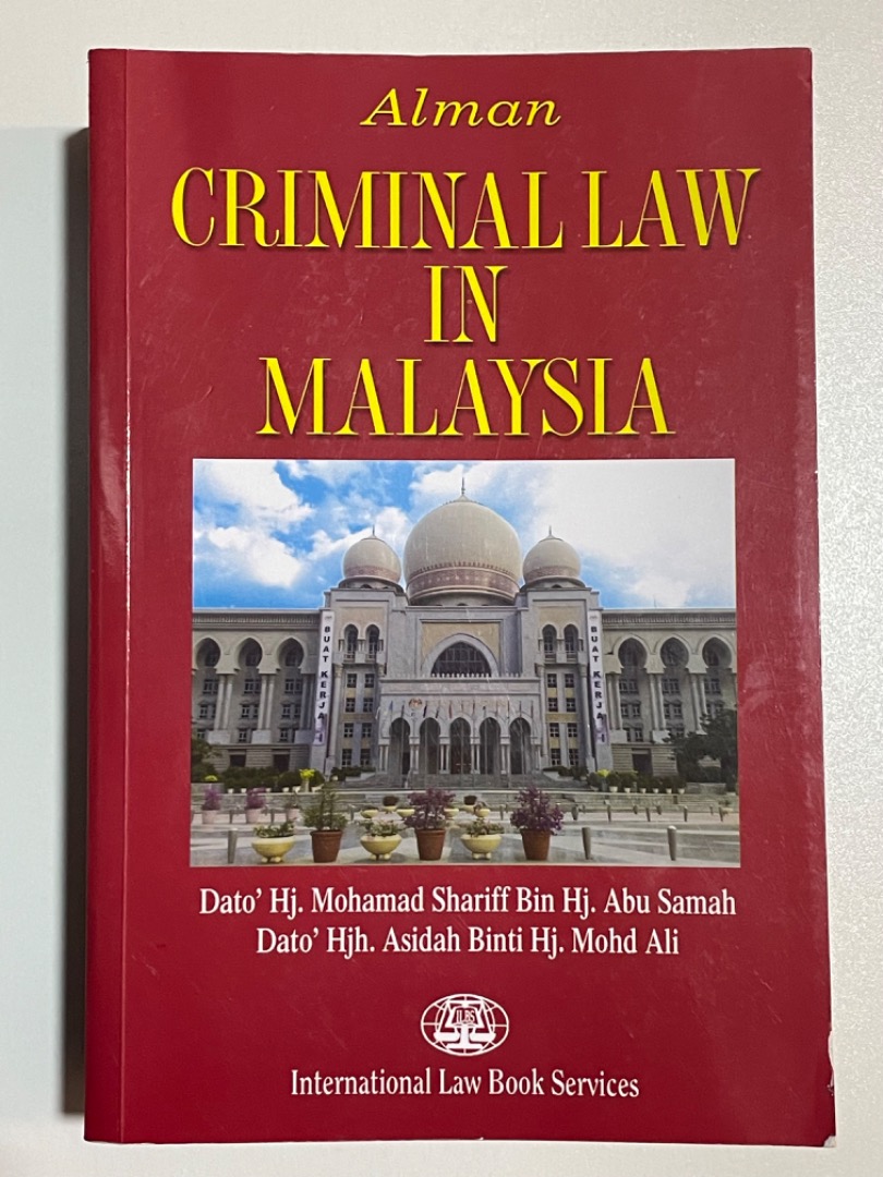 CRIMINAL LAW IN MALAYSIA, Hobbies & Toys, Books & Magazines, Textbooks ...