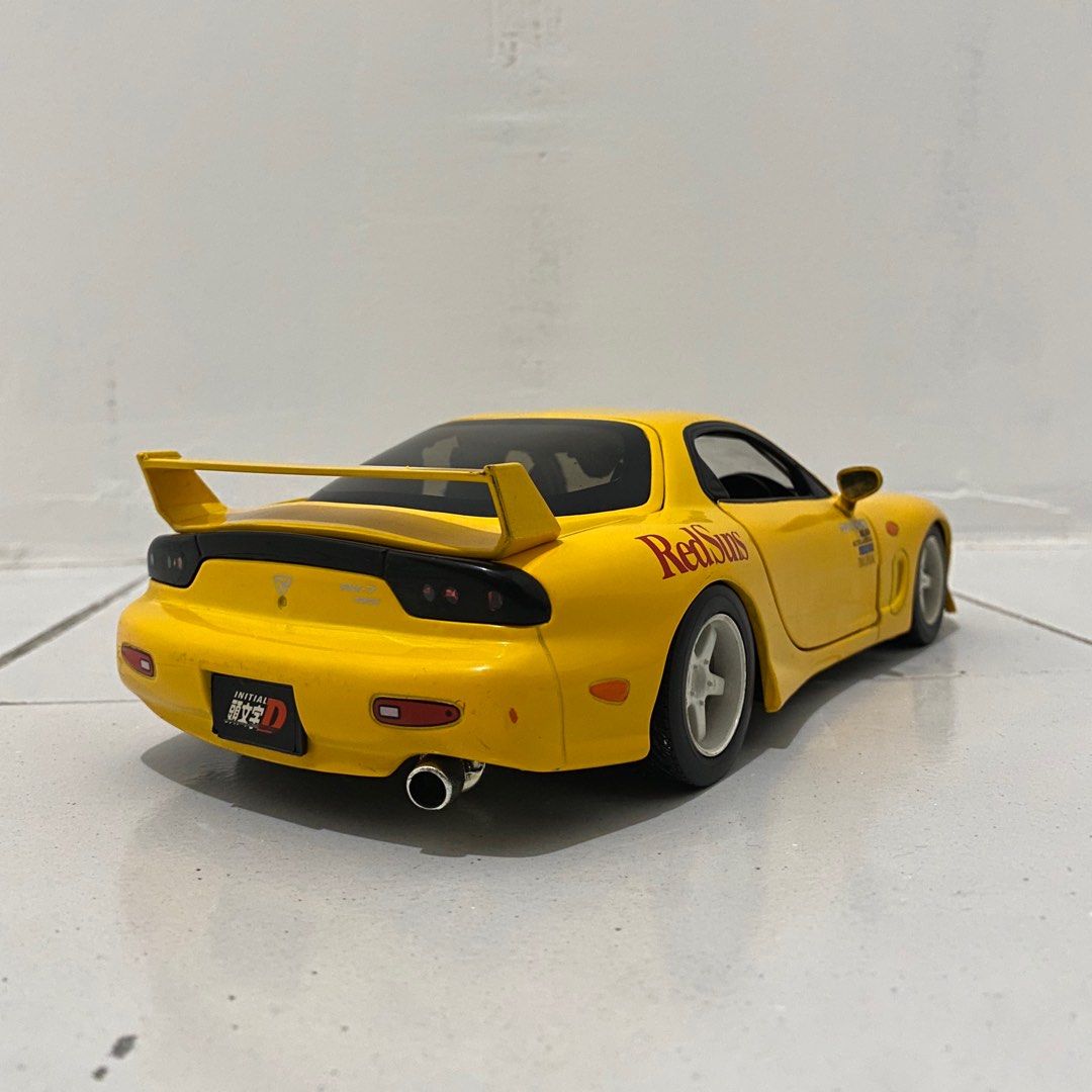 Diecast JADA Mazda RX7 RX-7 FD3S Skala 1:18 Initial D NO Maisto Bburago Norev Autoart Minichamps ...