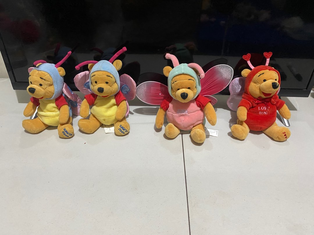 Disney Small Pooh Winged Plushies, Hobbies & Toys, Toys & Games on ...