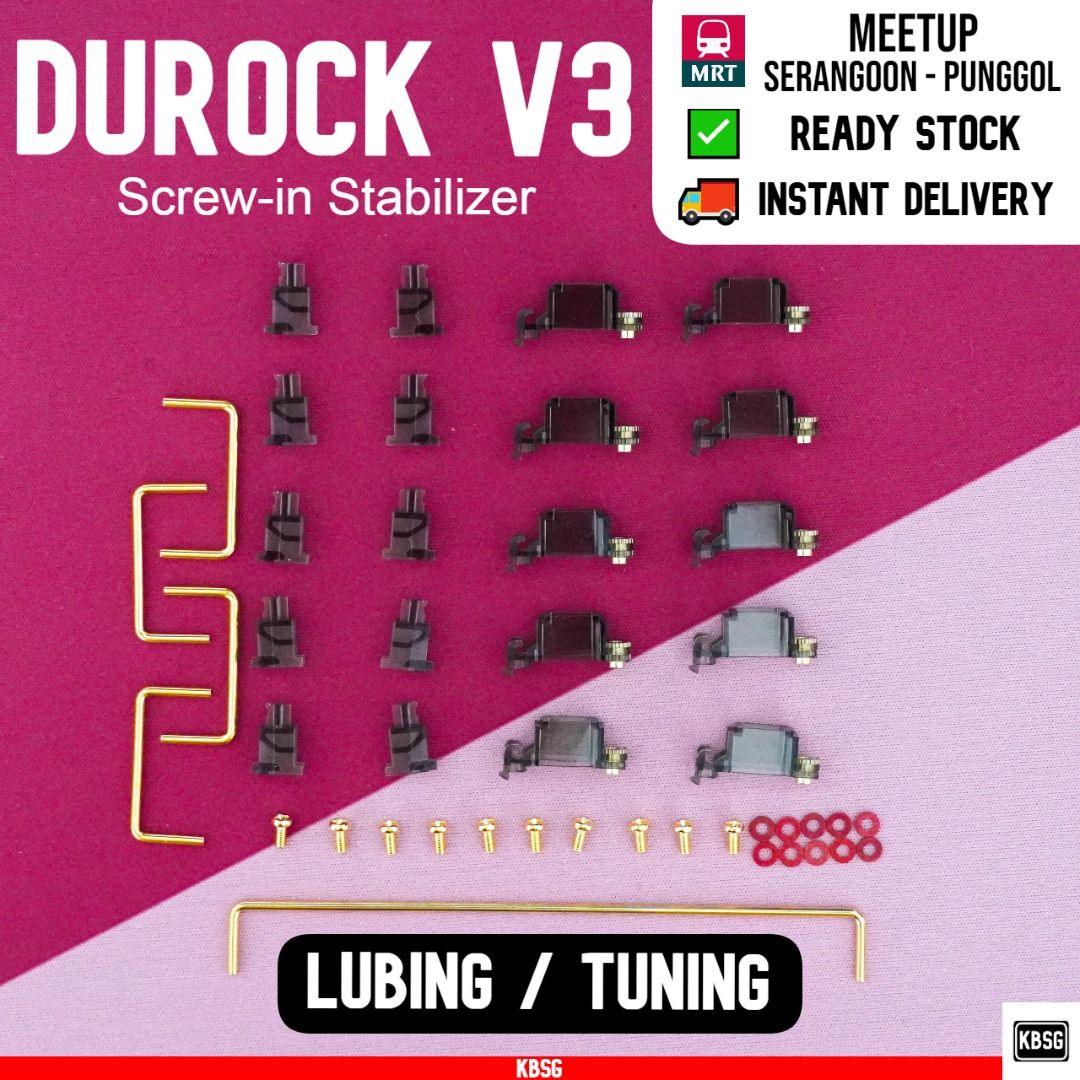 Durock Screw in Stabilizers V3 for Custom Mechanical Keyboard ...