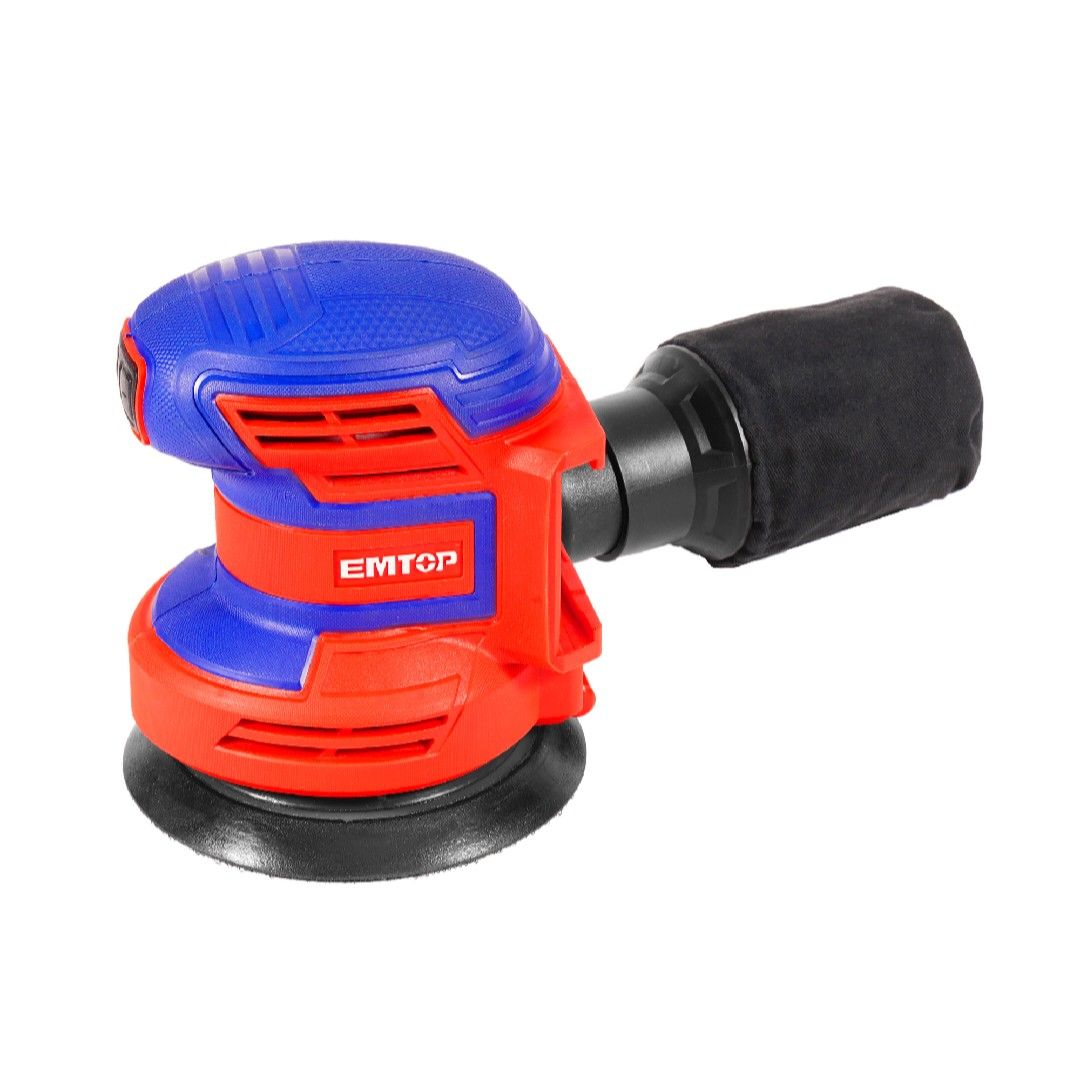 Emtop Ingco Random Orbital Palm Sander 20V cordless battery powered ...