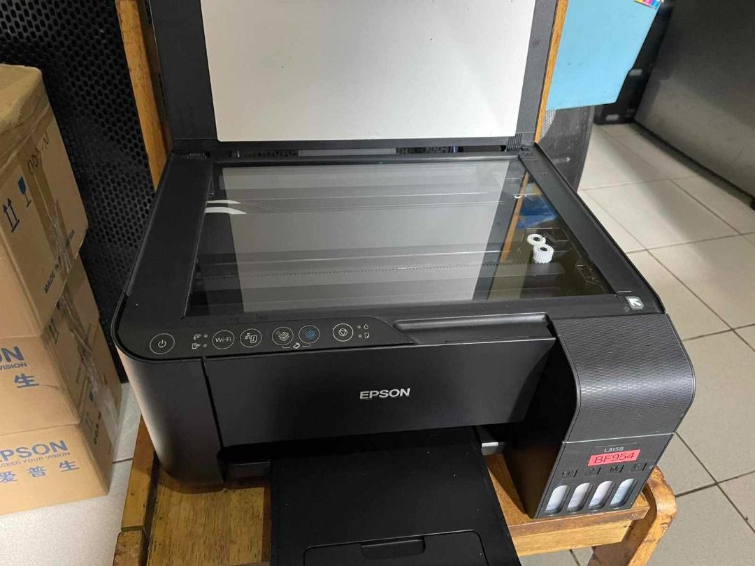 Epson L3158 EcoTank Wi-Fi All-in one Printer REFURBISHED/ 2ND HAND ...