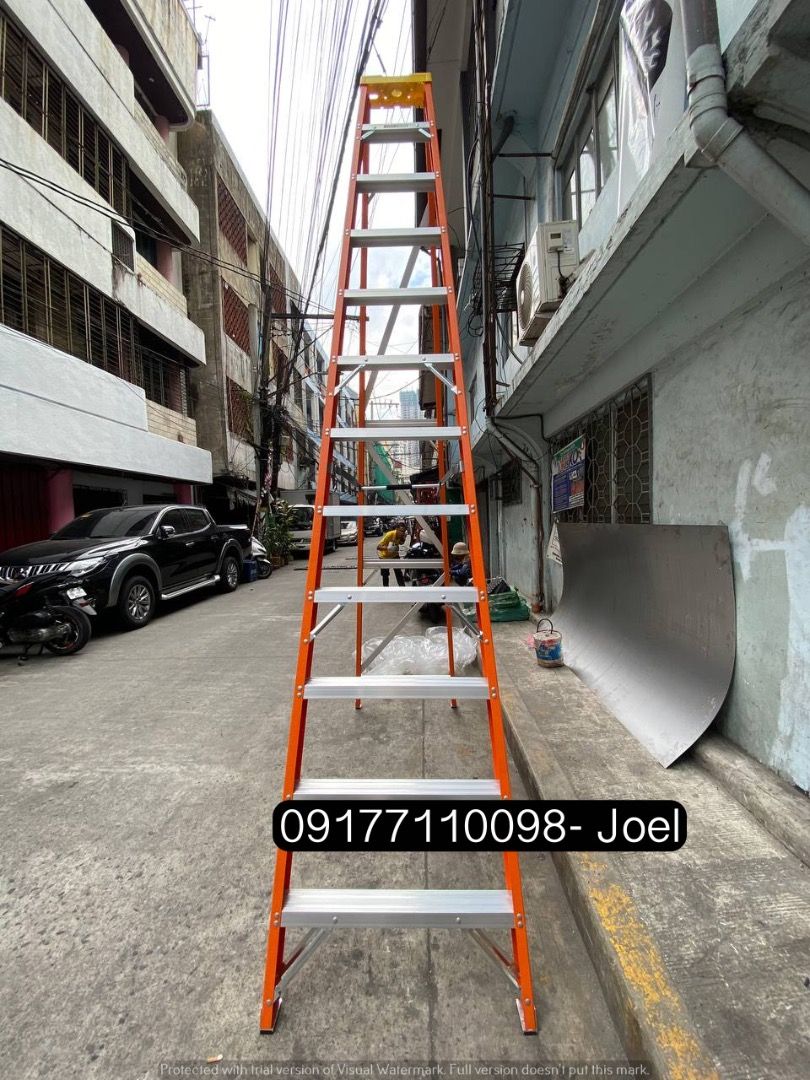 Fiberglass One Side A Type Ladder, Commercial & Industrial ...