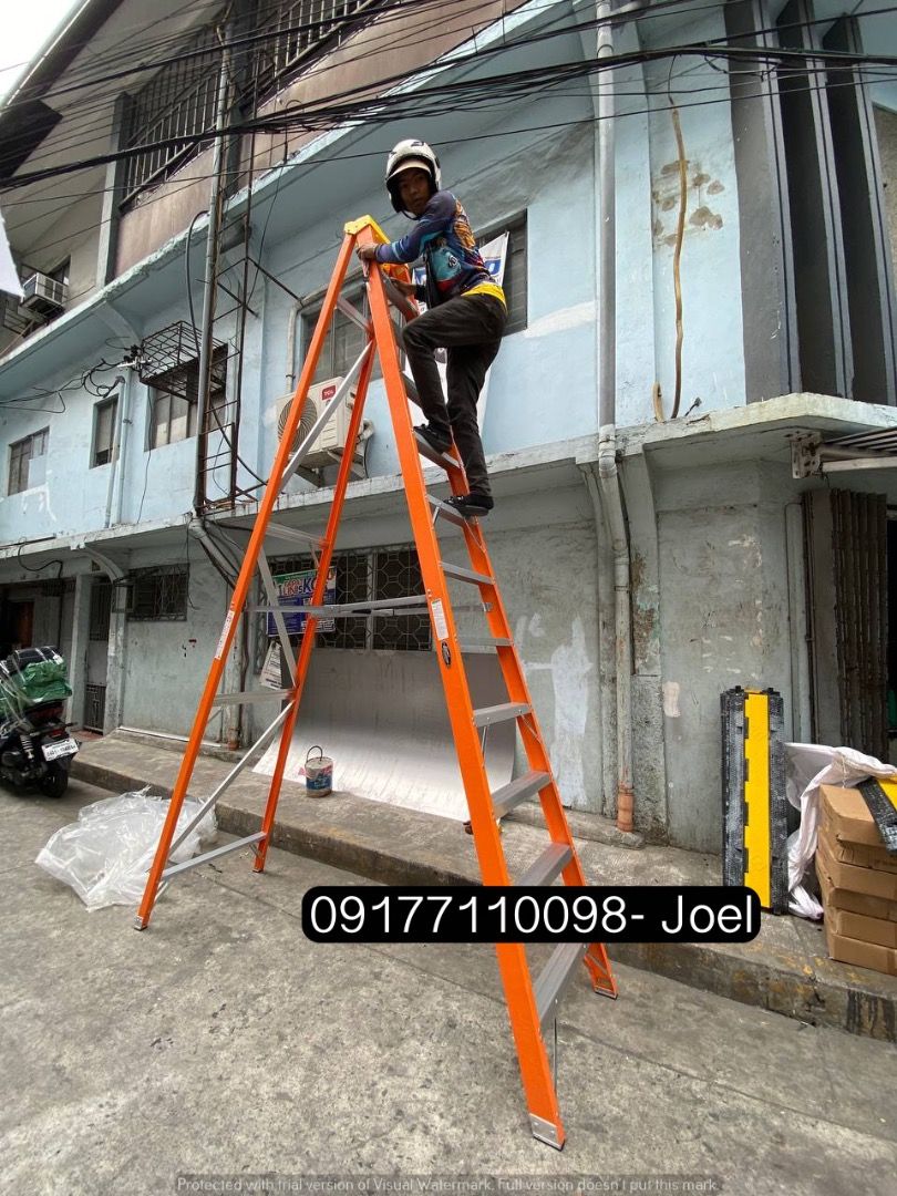 Fiberglass One Side A Type Ladder, Commercial & Industrial ...