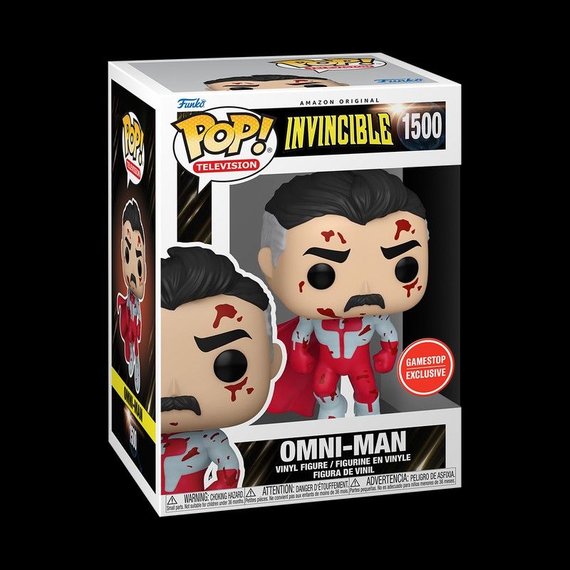Funko pop INVINCIBLE! OMNI-MAN (BLOODY) GameStop exclusive, Hobbies ...