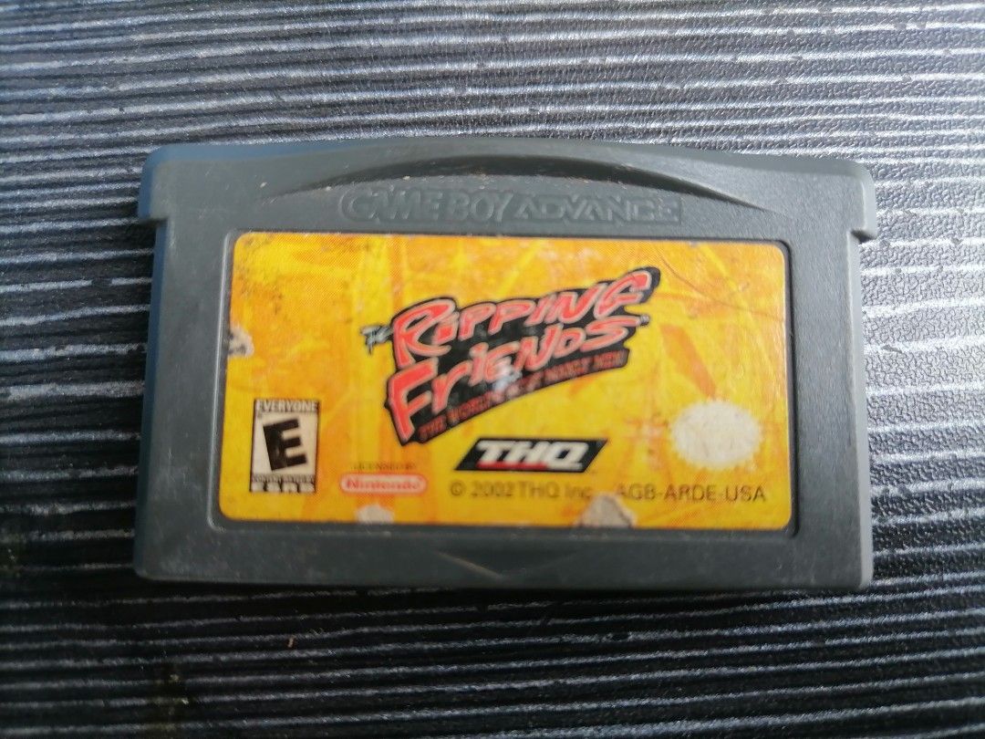 Gameboy advance game Ripping friends the world most manly men(original ...