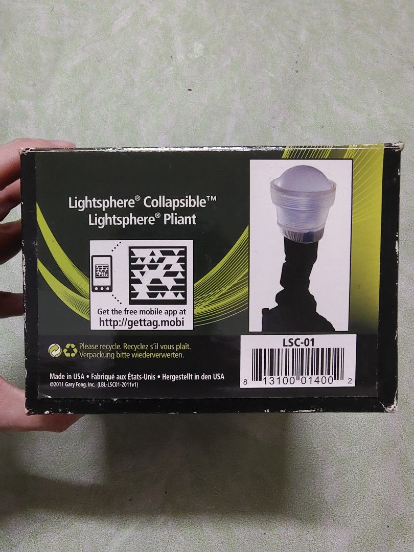 Gary Fong lightsphere collapsible for flash light, Photography ...
