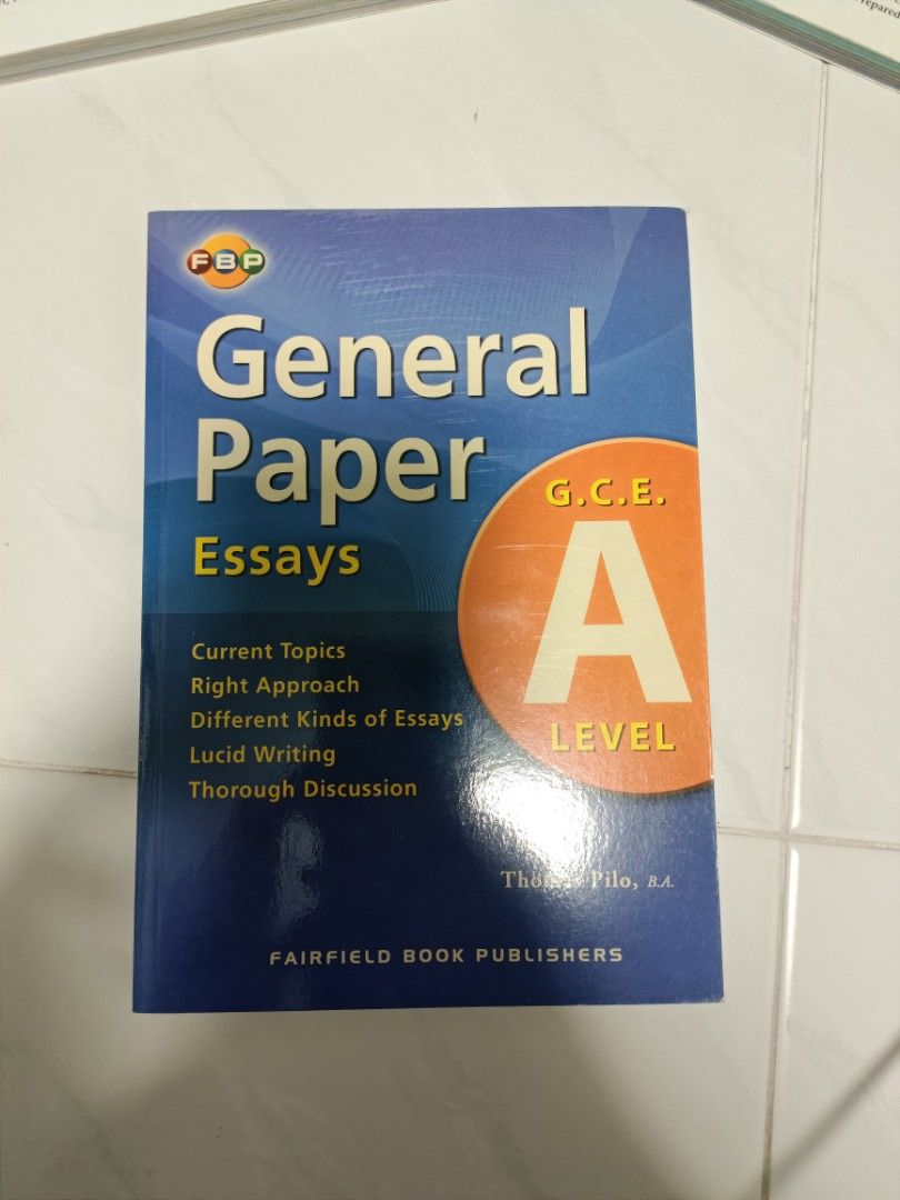 General Paper Essays GCE A'Level, Hobbies & Toys, Books & Magazines ...