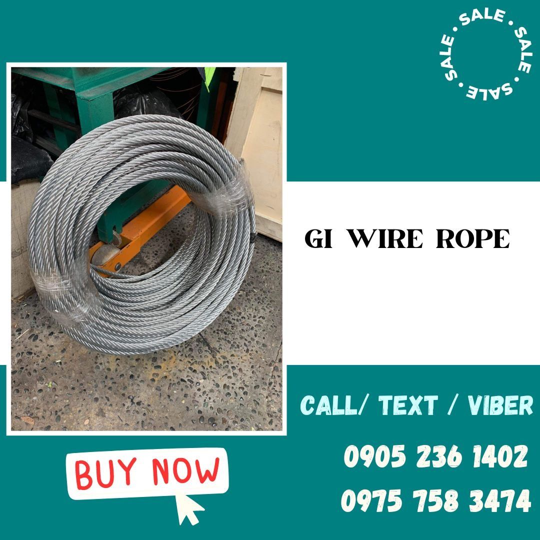 GI WIRE ROPE, Commercial & Industrial, Construction Tools & Equipment ...