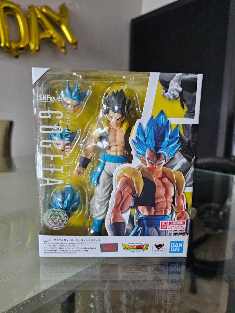 Gogeta SSGSS Sh figuarts shf bandai dragonball, Hobbies & Toys, Toys & Games on Carousell