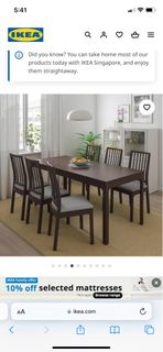 Strandtorp Extendable table 150/205/260x95cm, Furniture & Home Living ...